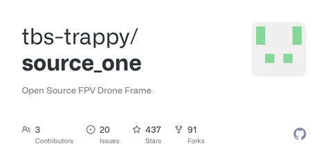 Github Tbs Trappy Source One Open Source Fpv Drone Frame