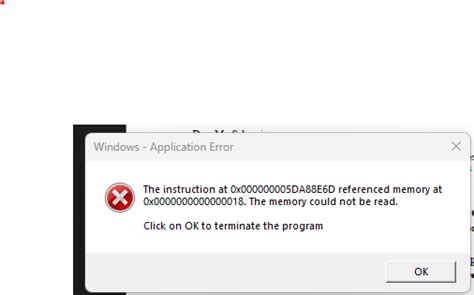 Windows Application Error Adobe Product Community 15289560