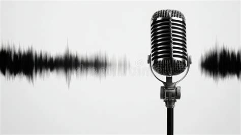 Dynamic Microphone Captures Vibrant Sound Waves A Visual Representation Of Audio Recording And