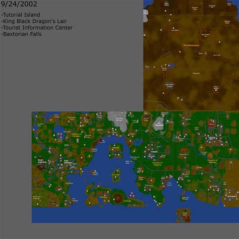 Every Runescape World Map Of 2002 Rrunescape