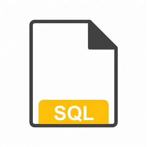 File File Format Sql Icon Download On Iconfinder