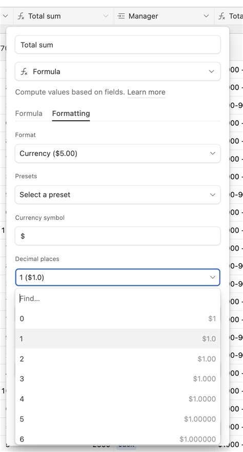 Better Number Formatting Feature Ideas Baserow