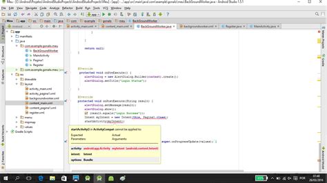Java Cant Able To Start New Activity From Onpostexecute Method In