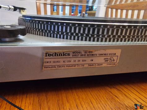 Technics SL D Restored Full Auto Direct Drive Turntable Photo US Audio Mart