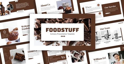 Шаблон кулинарной презентации продуктов питания