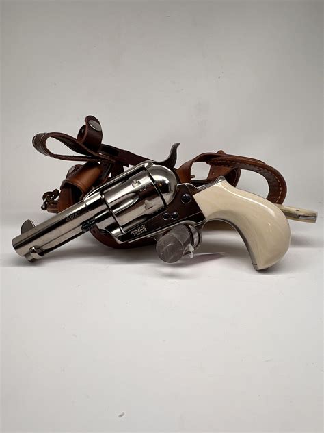 New Uberti Doc Holliday® Thunderer® Combo 45lc 35″ Nickel Revolver