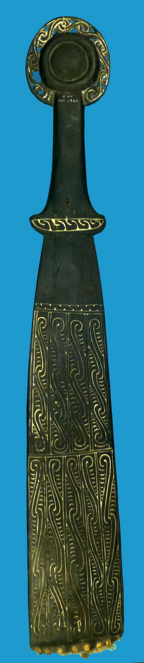 Cw01 Superb Trobriand Islands Massim Sword Club C1920