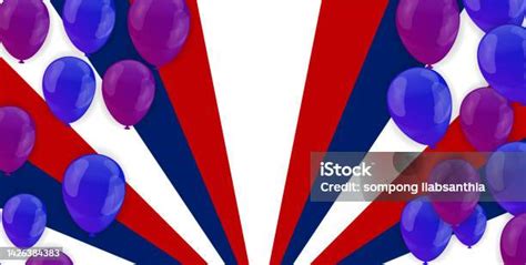 풍선 추상 배경 잡색의 색종이 파티 벡터 배경 재미있는 스트리머 템플릿 리본 반짝이는 포스터 멀티 컬러 기념일 일러스트레이션 축하에 대한 스톡 벡터 아트 및 기타 이미지