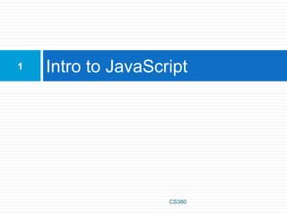 IntroJavascript PptxIntroduction To Java Script PPT