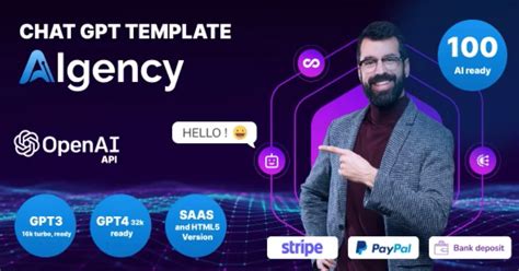 Ai Chat Gpt Openai Aigency Saas And Html 5 Version Codeintra