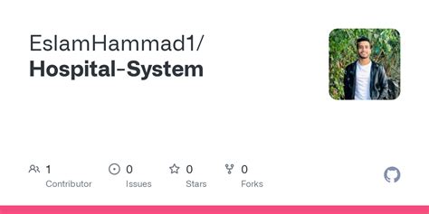 Github Eslamhammad Hospital System