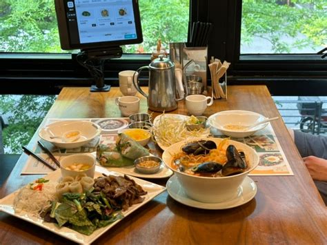 판교 쌀국수 맛집 점심메뉴 저녁 회식장소로 좋은반포식스 판교점 네이버 블로그