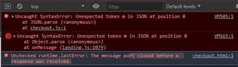 Javascript Unexpected Token Error Thrown By Json Parse Stack Overflow