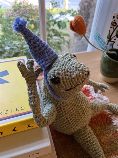 So Proud Of My Lil Frog 🥹🧡 His Name Is Lumpy 🐸💙 Rcrochet