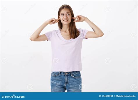 Intense Teeth Gritted Facial Expression On A Dark Woman Royalty Free