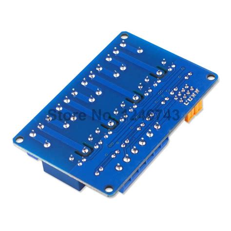 3 3V 5V 12V 24V 4 Csatornás Relé Modul Magas És Alacsony Szintű Trigger Dual Optocsatoló