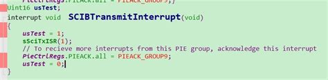 Tms320f28066 Sci Tx Interrupt Isr Can Not Be Served C2000