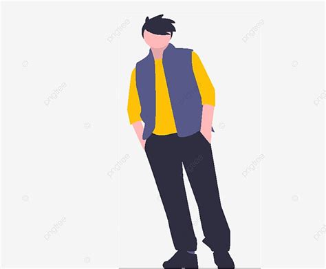 شخصيات الرسوم المتحركة مرسومة باليد عناصر كارتون زخرفة نمط Png