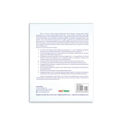 Jual Produk Buku Algoritma Pemrograman Dan Struktur Data Menggunakan