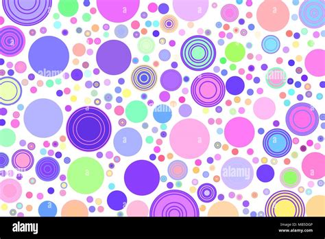 Color Abstract Circles Bubbles Sphere Or Ellipses Pattern Generative Art Background No