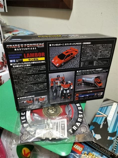 Transformers Masterpiece Mp 12 Lambor With Sideswipe Coin Hobbies And Toys Toys And Games On Carousell