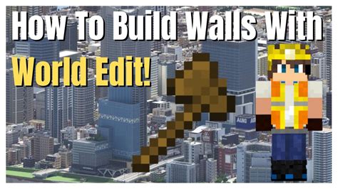 How To Build Walls With World Edit YouTube