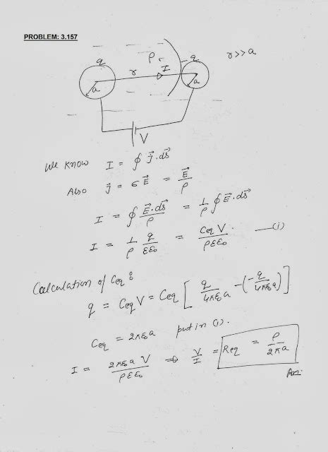 SOLUTIONS TO I E IRODOV BY RKH Problem 3 157