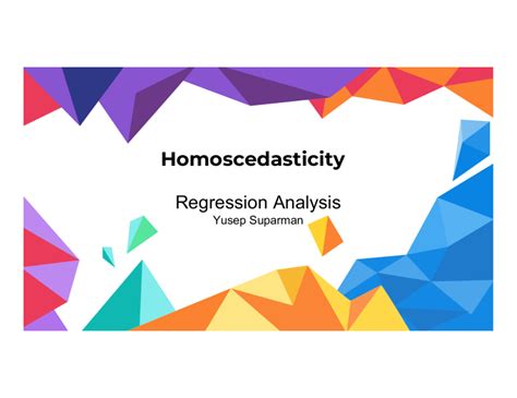 Homoskedastisitas Dalam Analisis Regresi