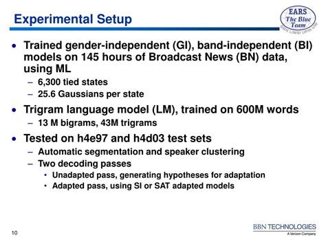 Ppt Improved Speaker Adaptation Using Speaker Dependent Feature Projections Powerpoint