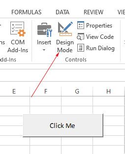 How To Add VBA Excel Command Button