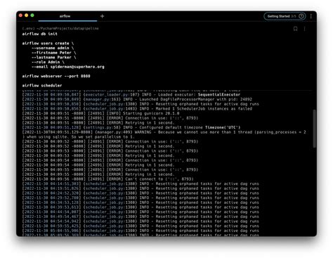Erro Depois De Executar O Comando Airflow Scheduler Engenharia De Dados Conhecendo Apache