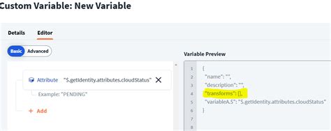 Isc Workflow Variable Advanced Editor Isc Discussion And Questions