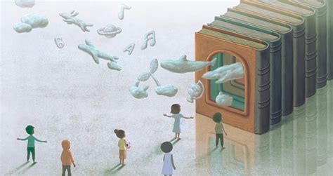 치드렌과 상상의 책 아이 학습 모험 교육 자유 영감 및 꿈의 개념 아이디어 예술 개념 아트웍 초현실적 인 그림 판타지 3d