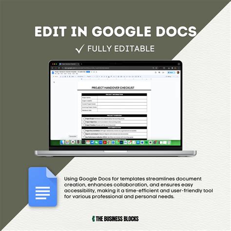 Project Handover Checklist Template Project Transition Checklist