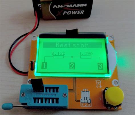 Прибор проверки транзисторов Маркуса Marcus ATmega328