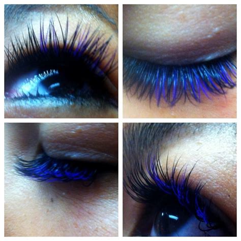 Colored Eyelash Extensions Eyelashes Eyelash Extensions Lashes