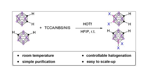 A Method For Highly Selective Halogenation Of O Carboranes And M Carboranes Inorganic Chemistry