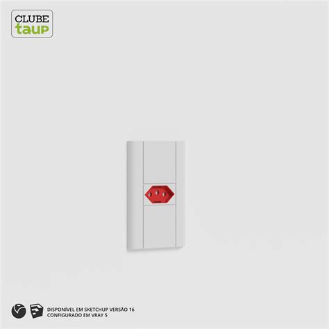 Tomada Interruptor 07 Clube Taup