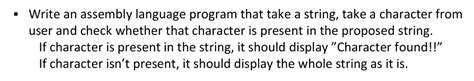 Solved Write An Assembly Language Program That Take A