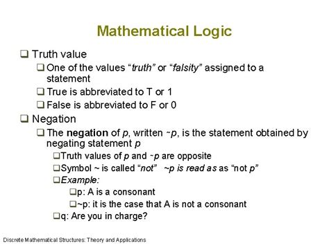 Logic Learning Objectives Q Learn About Statements Propositions