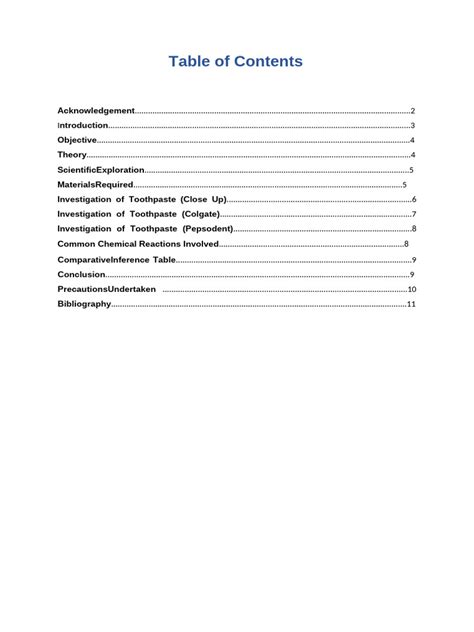 Analysis Of Toothpaste Pdf Precipitation Chemistry Acid