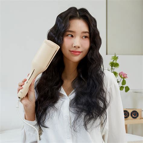 오아 이지 물결 고데기 웨이브 히피펌 볼륨 헤어 물결펌 고대기 프리볼트 아모레몰