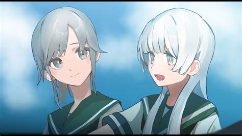 Usugumo And Shirakumo Kantai Collection Drawn By Hato Kan Danbooru