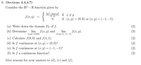 Solved Sections Consider The R R Function Chegg Com