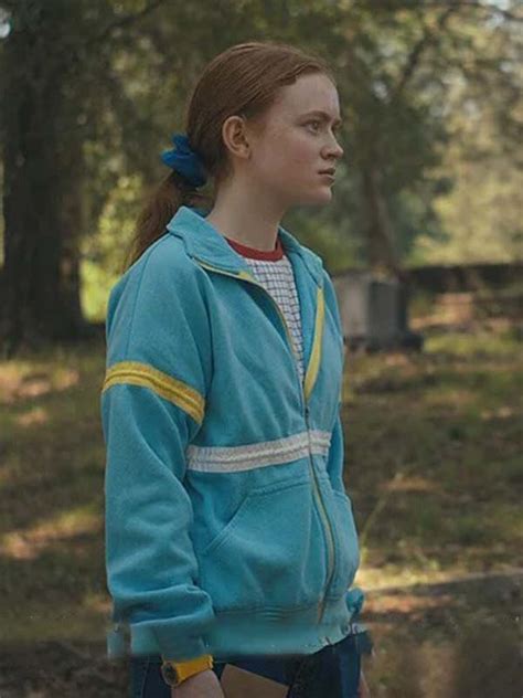 Stranger Things Season 4 Max Mayfield Blue Jacket Movie Jackets