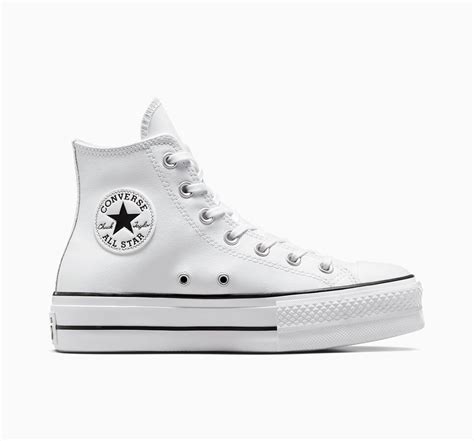 Chuck Taylor All Star Lift Platform Leather Womens High Top Shoe