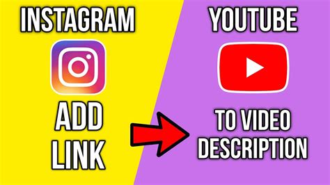 How To Add Instagram Link To YouTube Video Description YouTube