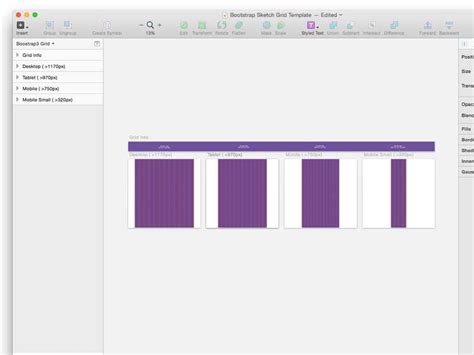 bootstrap grid template sketch freebie download free resource for