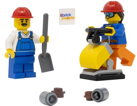 Lego City Construction Builder Team With Tamper And Tools Minifigures Building Sets Amazon