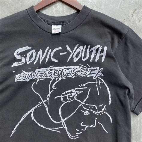 Vintage Vintage 90s Sonic Youth Confusion Is Sex Tee Grailed
